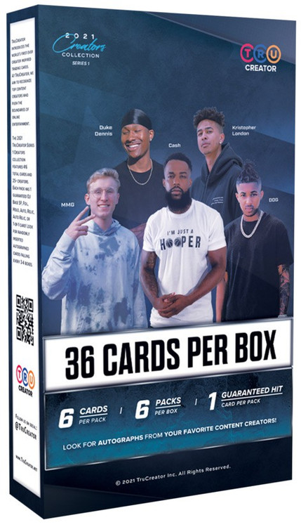 TruCreator, Inc. 2021 Creators Collection Series 1 Trading Card BLASTER ...