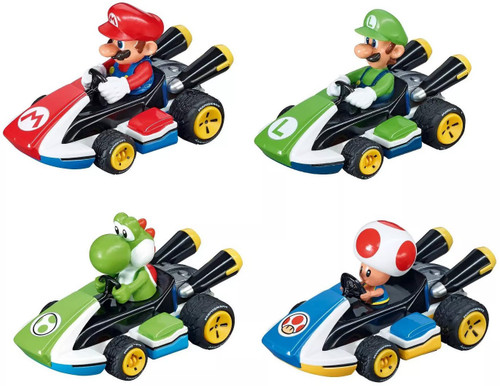 Super Mario Mario Kart Pull Speed Toad, Yoshi, Mario Luigi Exclusive ...