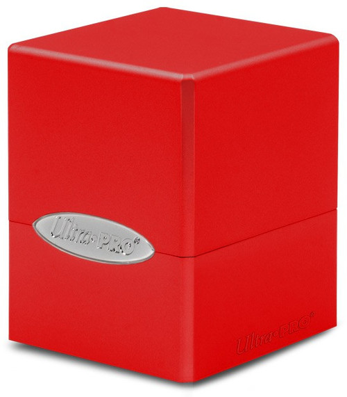Ultra Pro Card Supplies Satin Cube Apple Red Deck Box - ToyWiz