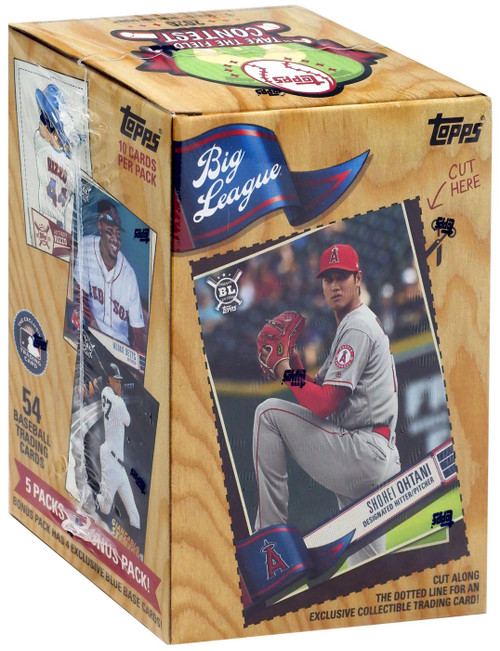 MLB Topps 2019 Big League Baseball Trading Card BLASTER Box 5 Packs 1 ...
