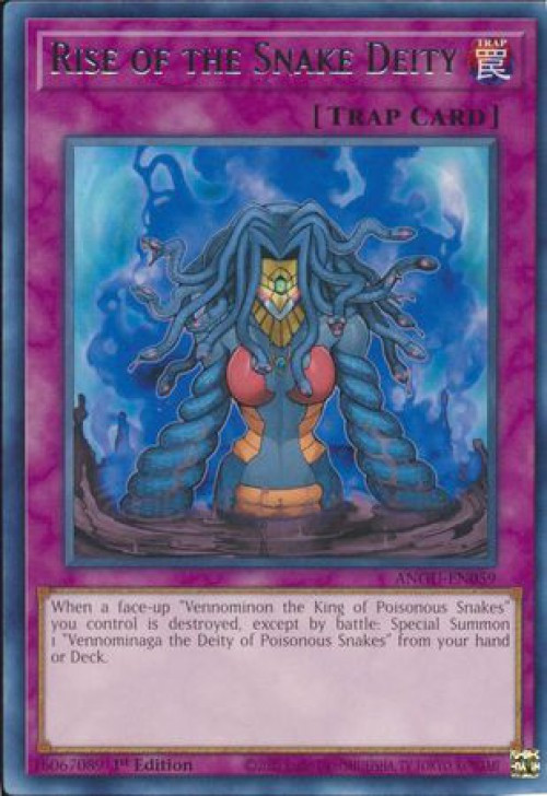 YuGiOh Ancient Guardians Single Card Rare Rise of the Snake Deity ANGU ...