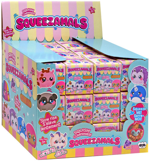Squeezamals Scented Pet Mini Plush Squeezamals 2.5 Mystery Box 36 Packs ...