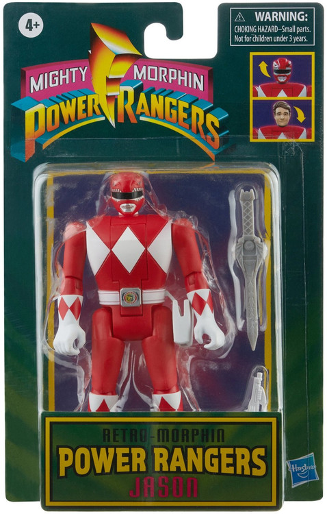 Power Rangers Mighty Morphin Retro-Morphin Jason Action Figure Red ...