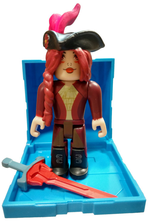 Roblox Series 9 Neverland Lagoon Red Braid 3 Mini Figure with Cube and ...