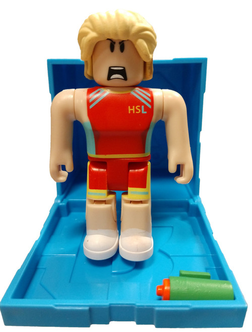 Roblox Series 9 High School Life Sprinter Boy 3 Mini Figure with Cube ...