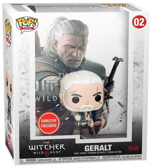 Funko The Witcher 3 Wild Hunt POP Games Cover Geralt Exclusive Vinyl ...
