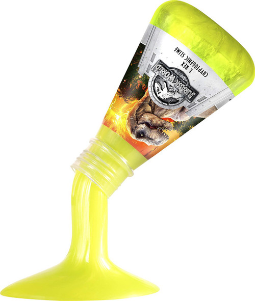 Jurassic World Cryptogenic Slime T-Rex 5 Ounce Pack Green Kangaroo - ToyWiz
