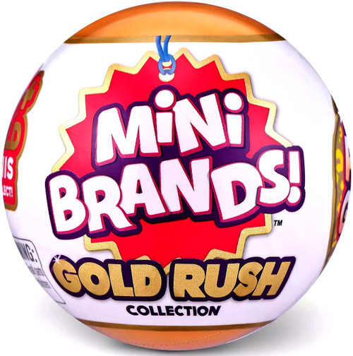 5 Surprise Mini Brands Limited Edition Gold Rush Collection Exclusive ...