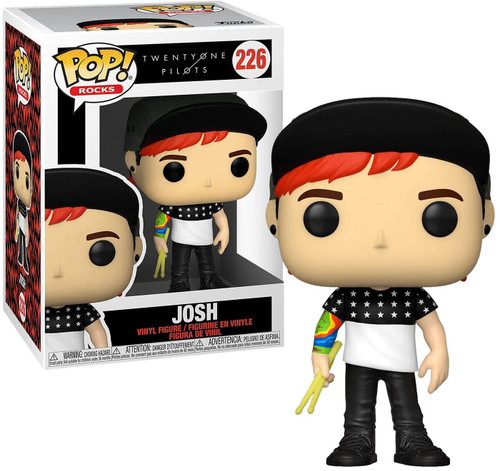Funko Twenty One Pilots POP Rocks Stressed Out Joshua Dun Vinyl Figure ...