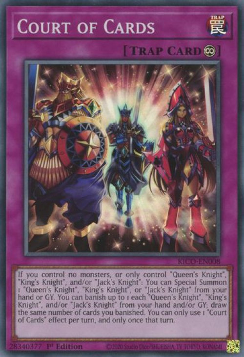 YuGiOh Trading Card Game Kings Court Single Card Super Rare Court of ...