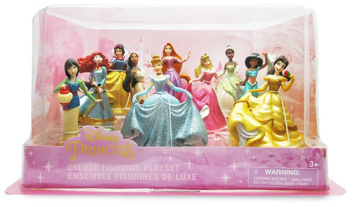 Disney Princess Disney Princess Exclusive 10-Piece PVC Figure Play Set ...