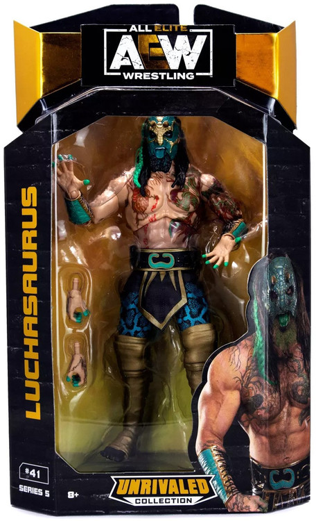 AEW All Elite Wrestling Unrivaled Collection Series 5 Luchasaurus ... AEW All Elite Wrestling Unrivaled Collection Series 5 Luchasaurus ...