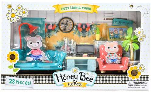 Honey Bee Acres Cozy Living Room Playset Sunny Days Entertainment - ToyWiz