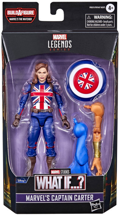 Marvel What If... Marvel Legends The Watcher Series Captain Carter ...