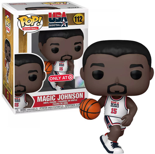 Funko NBA Team USA POP Basketball Magic Johnson Exclusive Vinyl Figure ...