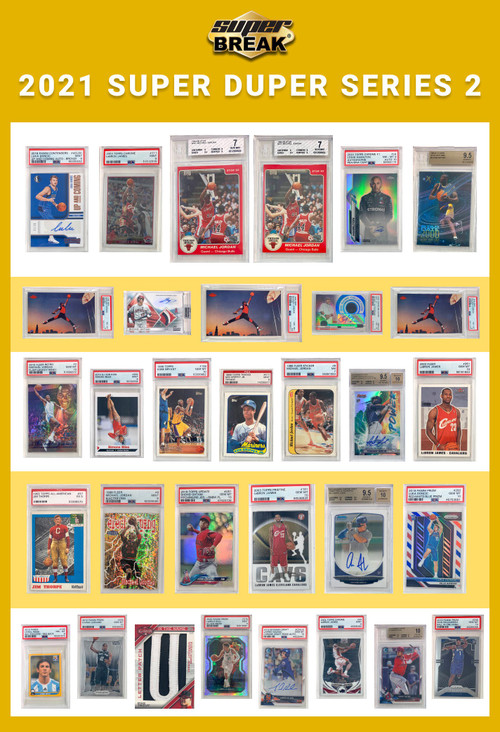 Sports 2021 Super Duper Series 2 Trading Card Box 1 BuyBack Card Per ...