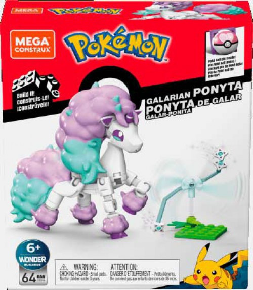 Pokemon Galarian Ponyta Set Mega Construx - ToyWiz