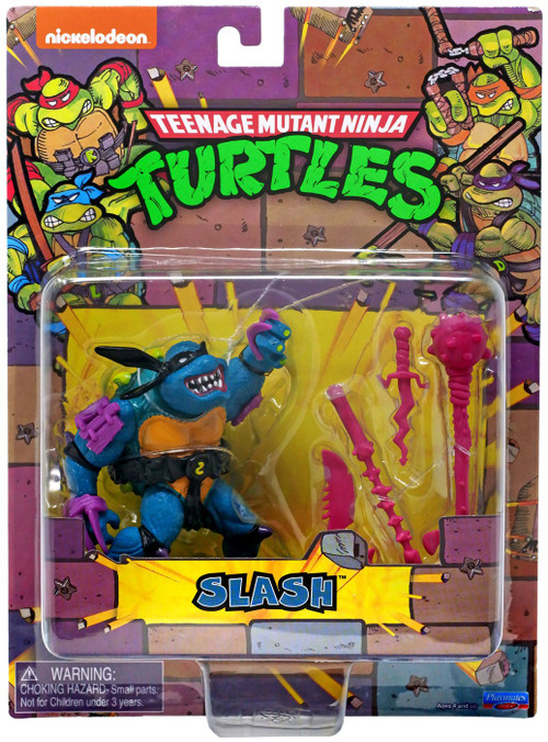 Teenage Mutant Ninja Turtles TMNT 1987 Retro Slash 4 Action Figure ...