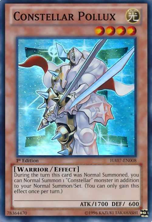 YuGiOh Duel Terminal 7 Single Card Rare Parallel Rare Constellar Pollux ...