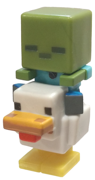 Minecraft Dungeons Battle Series 24 Chicken Jockey Mini Figure Loose ...