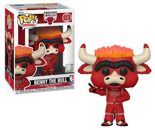 Funko NBA Chicago Bulls Mascots Benny the Bull Vinyl Figure 03 - ToyWiz