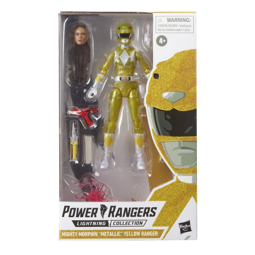 Power Rangers Mighty Morphin Lightning Collection Yellow Ranger ...