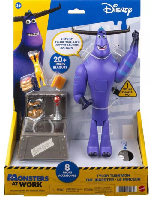 Disney Pixar Monsters Inc Monsters at Work Tylor Tuskmon the Jokester ...