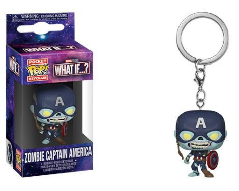 Funko What If Series 2 Zombie Captain America Keychain - ToyWiz