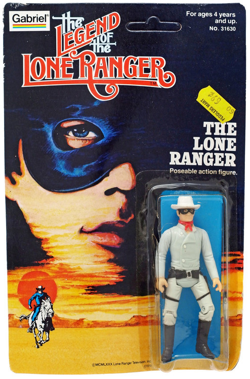 The Lone Ranger The Lone Ranger 3.75 Action Figure Shelf Wear Gabriel ...