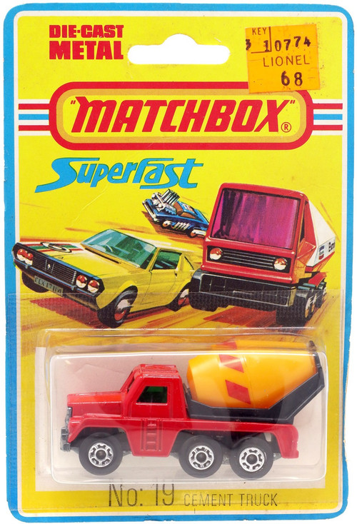 Matchbox Superfast No 19 Cement Truck Diecast Vehicle Lesney Products ...