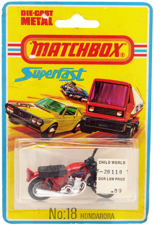 Matchbox Superfast No 18 Hondarora Diecast Vehicle Lesney Products - ToyWiz