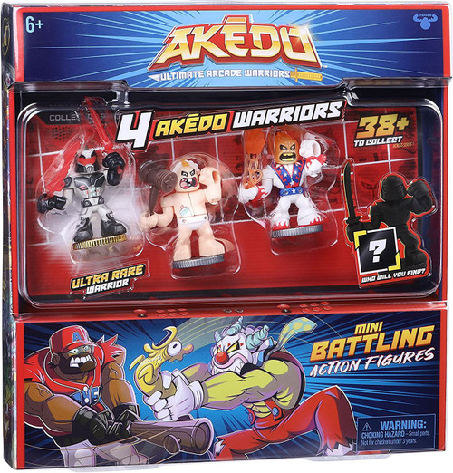 Akedo Ultimate Arcade Warriors Series 1 Big Stinky, Burnout, Ultravolt ...