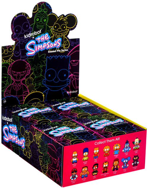 The Simpsons Enamel Pin The Simpsons Mystery Box Kidrobot NECA - ToyWiz