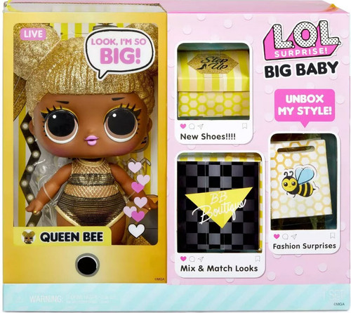 LOL Surprise Big B.B. Big Baby Queen Bee Exclusive Fashion Doll MGA ...