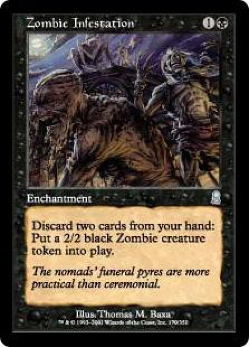 Magic The Gathering Odyssey Single Card Uncommon Zombie Infestation 170 ...