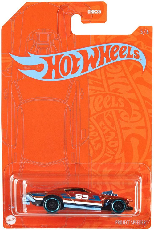 Hot Wheels Blue Satin 2021 Project Speeder 164 Diecast Car Mattel Toys ...