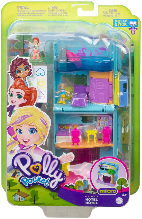 Polly Pocket Micro Pollyville Hotel Playset Mattel Toys - ToyWiz