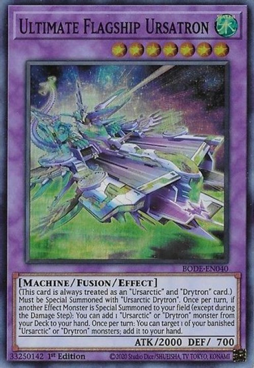 YuGiOh Trading Card Game Burst of Destiny Single Card Super Rare Ultimate Flagship Ursatron BODE ...