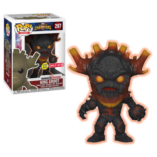 Funko Marvel Contest of Champions POP Games King Groot Exclusive Vinyl ...