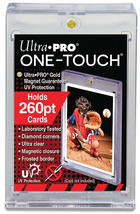 Ultra Pro Card Supplies UV Protection One-Touch Card Holder Holds 260pt ...