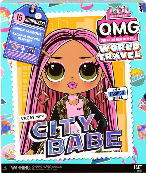 LOL Surprise World Travel OMG City Babe Fashion Doll MGA Entertainment ...