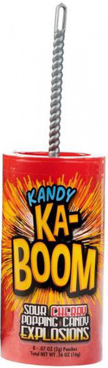 Kandy Ka-Boom Kandy Ka-Boom Sour Cherry Poppy Candy Foreign Candy ...