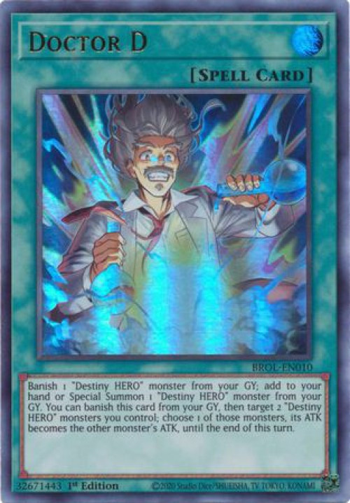 YuGiOh Trading Card Game Brothers of Legend Single Card Ultra Rare ...