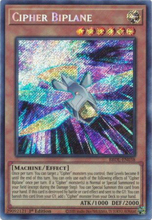 YuGiOh Trading Card Game Brothers of Legend Single Card Secret Rare ...