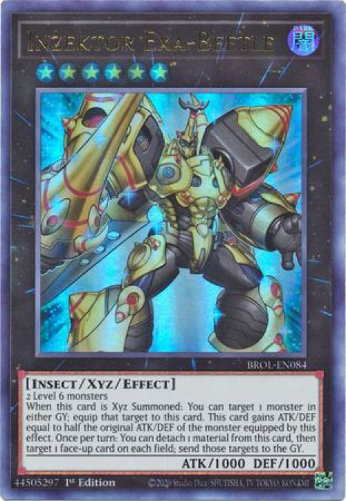 YuGiOh Trading Card Game Brothers of Legend Single Card Ultra Rare ...