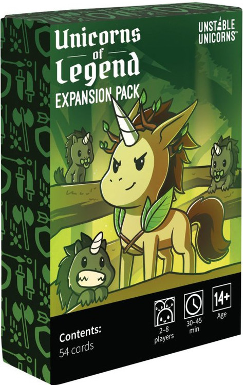 Unstable Unicorns Unicorns of Legend Card Game Expansion Pack Unstable ...