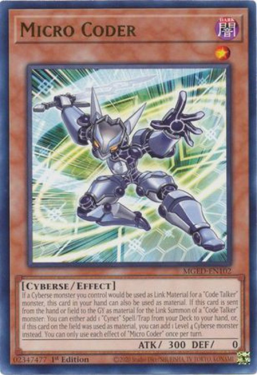 YuGiOh Maximum Gold El Dorado Single Card Rare Micro Coder MGED-EN102 ...