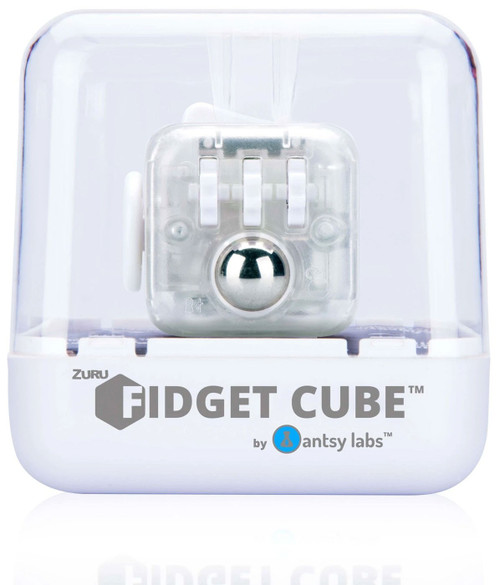 Fidget Cube Series 3 Translucent White Fidget Cube Antsy Labs - ToyWiz
