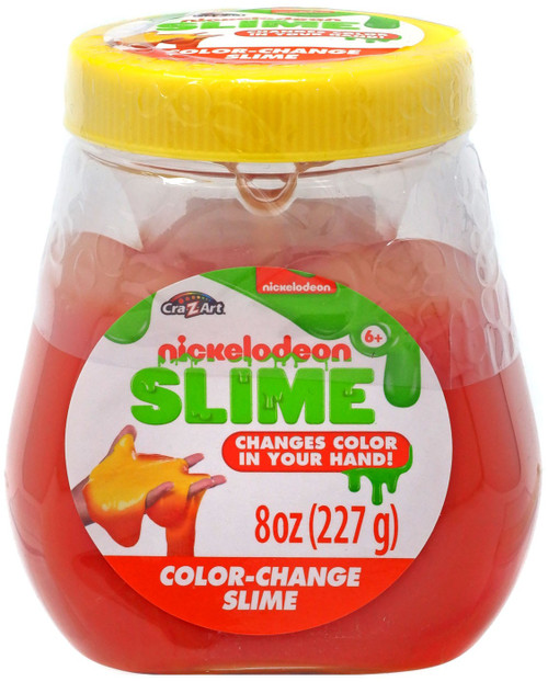 Nickelodeon Slime Color Change Orange 8 Oz Slime Cra-Z-Art - ToyWiz