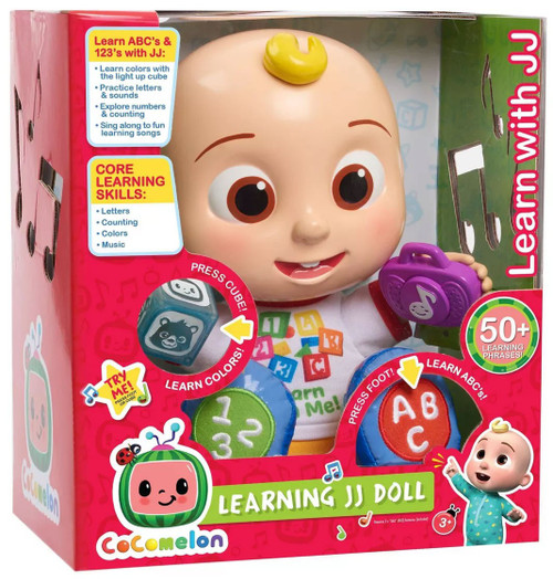 CoComelon Learning JJ Interactive Doll Jazwares - ToyWiz